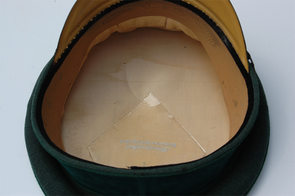 German WWII Forestry Officials Visor Cap Best of the Best! - Relics of ...