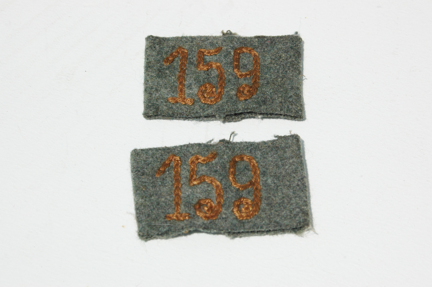 German WWII Shouldrboard Slip On Regt. Numbers - Relics of the Reich